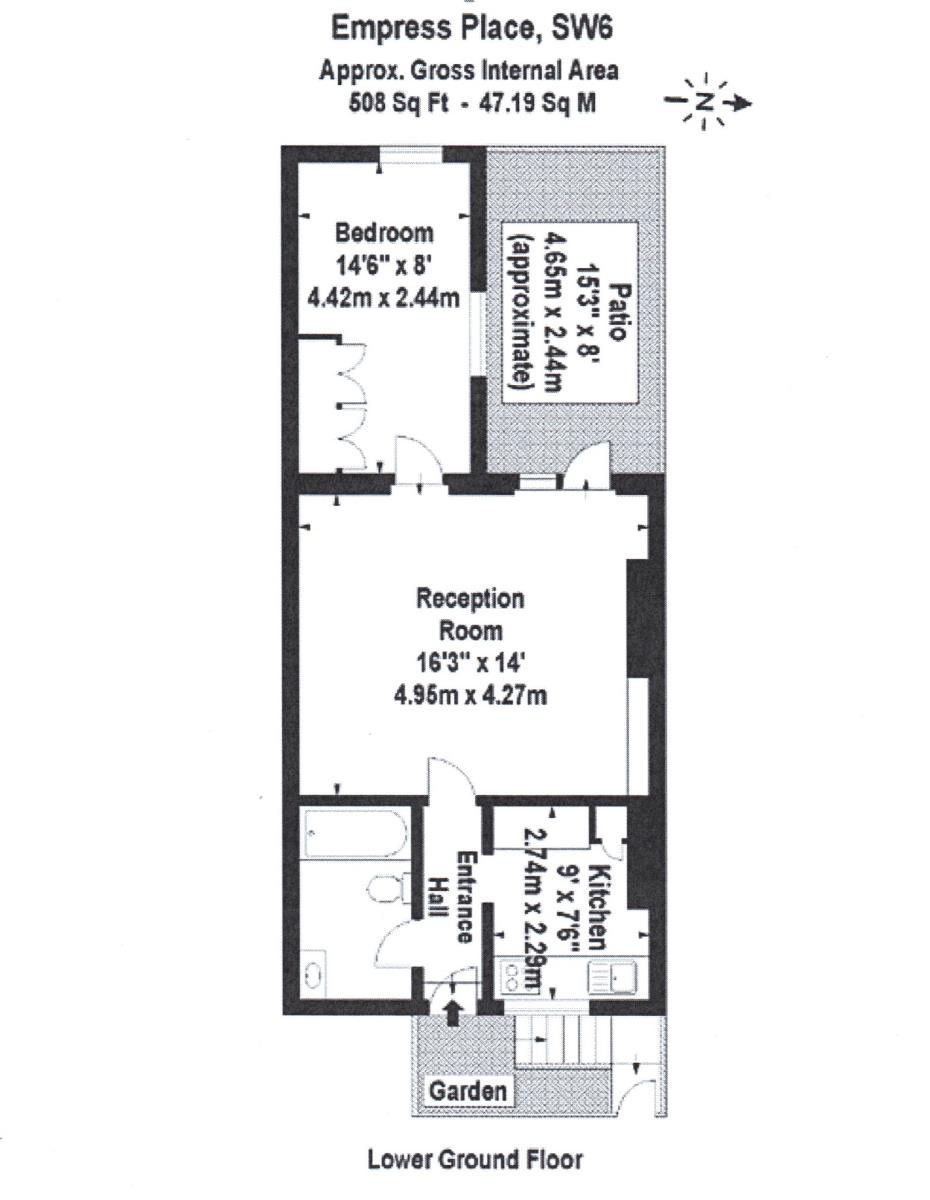 1 Bedroom Flat Let in London, SW6