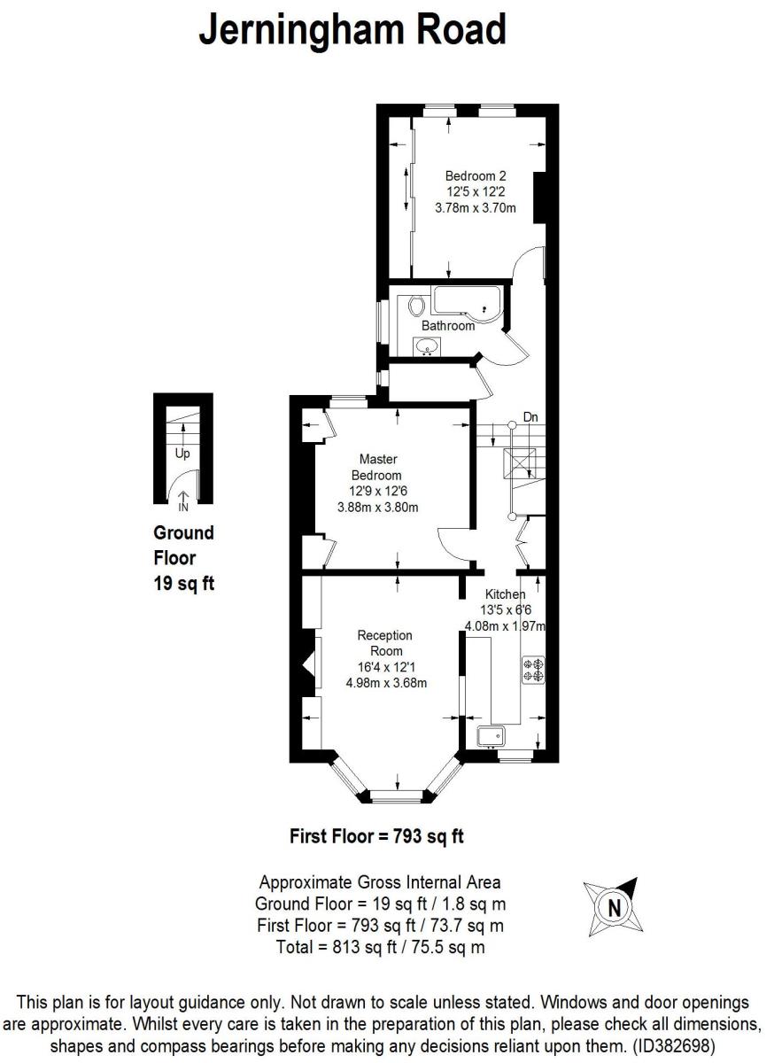 2 Bedroom Flat Let in London, SE14